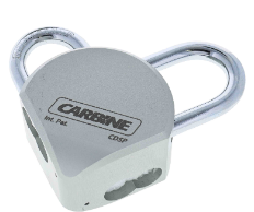 Carbine Australia Dual Entry / Dual Shackle padlock with 2 Figure 8 Cy ...