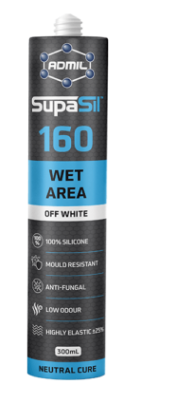 Admil by Selleys SupaSil 160 Wet Area 300ml Available in 6 colours : L ...