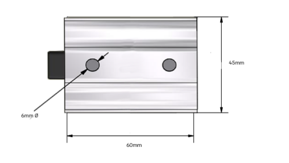 HENDERSON SOLTAIRE TRACK STOP -120, 180 AND 250 – Hardware & Panel Supplies