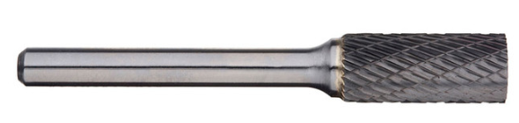 Trucut Heavy Duty Alpha 1" & 25.4mm Cylindrical Carbide Burr - 1/4" Sh ...