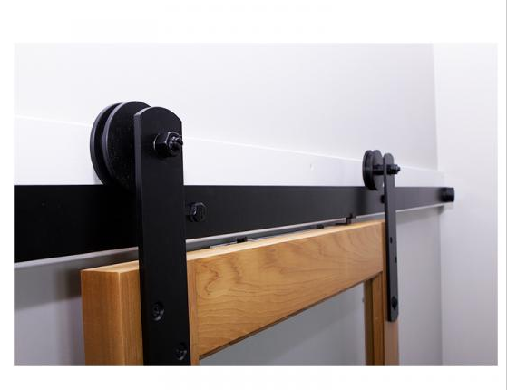 Lohala Slidemaster Open Rail Kit 2.0m & 2.6m -Track Single Door, Black ...