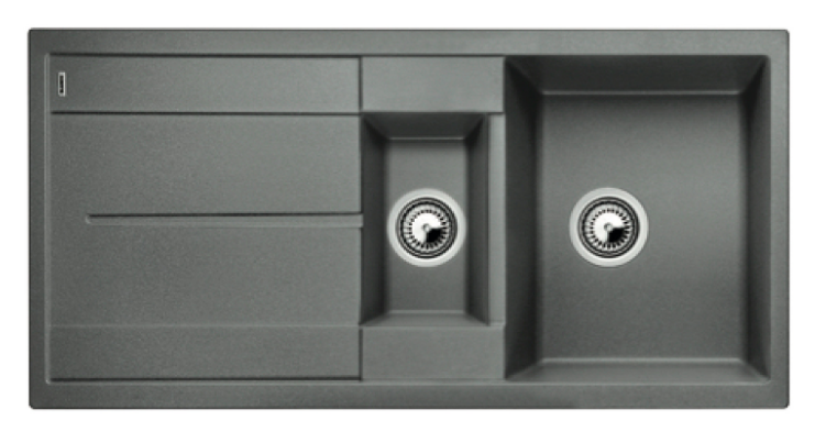 Blanco Germany Metra 6 S Sink, Blanco Silgranit Range - Black ,Anthrac ...