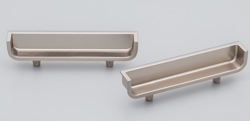 Kethy Back Handle 64mm Recessed Edge Pull C to C Matt Nickel – Hardware ...