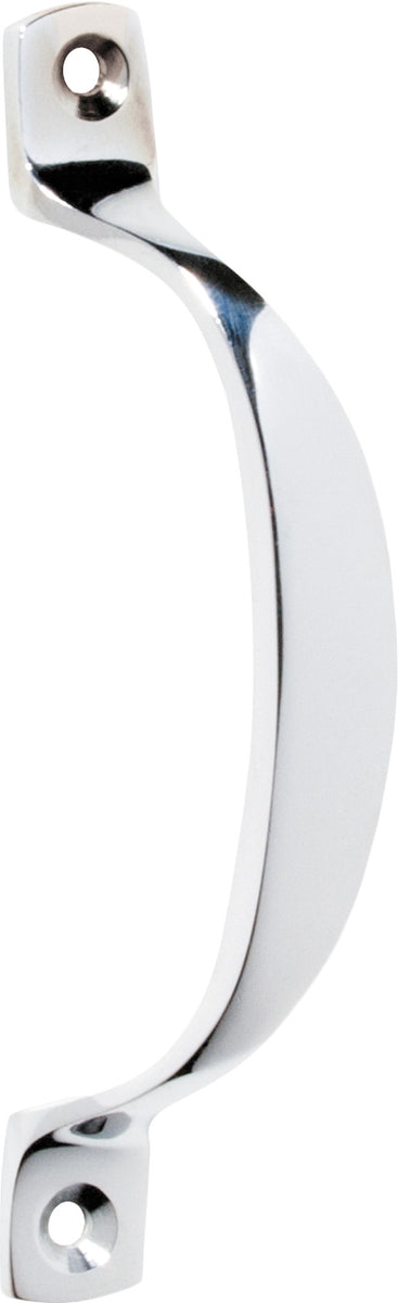 Pull Handle Offset Chrome Plated H100xP20mm – Hardware & Panel Supplies