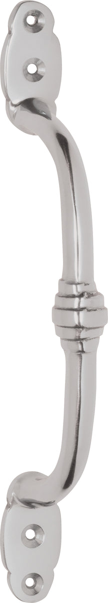 Pull Handle Offset Banded Satin Chrome H180xP41mm – Hardware & Panel ...