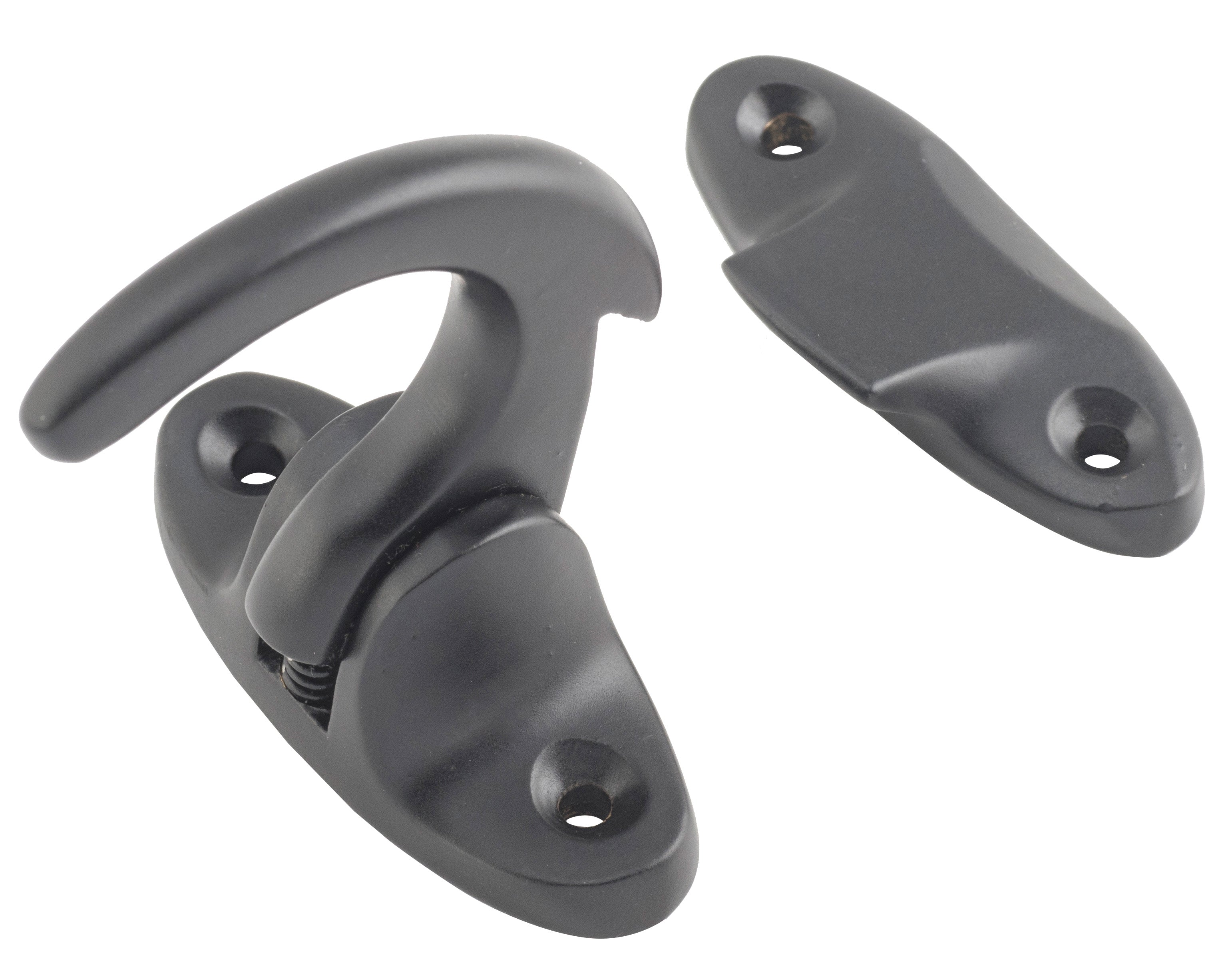 Spur Catch Matt Black H47xP46mm – Hardware & Panel Supplies