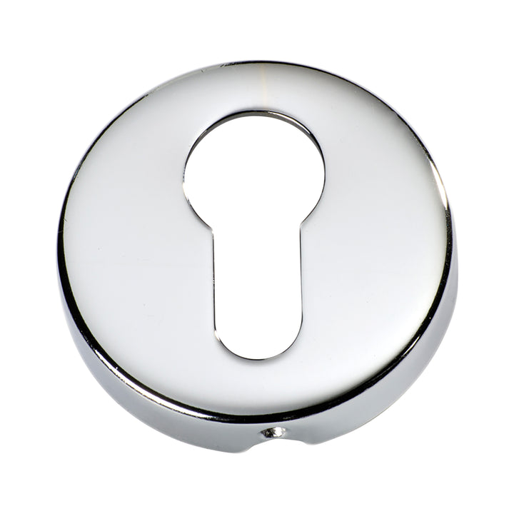 Escutcheon Sheet Brass Euro Chrome Plated D50xP10mm – Hardware & Panel ...