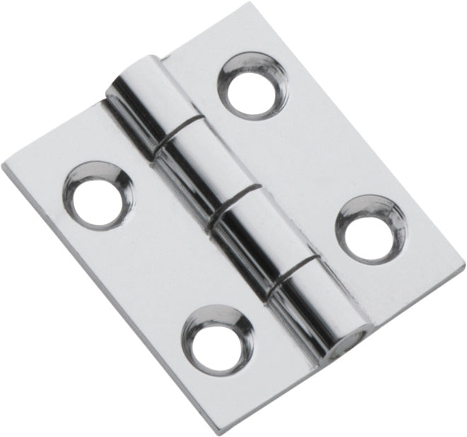 Cabinet Hinge Fixed Pin Chrome Plated H25xW22mm – Hardware & Panel Supplies