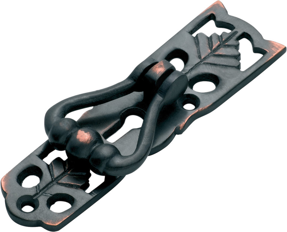 Cabinet Pull Handle Pedestal Maple Leaf Antique Copper H78xW20mm ...