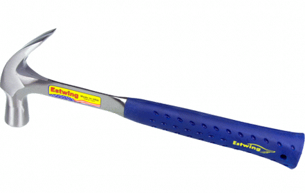 ESTWING- USA CURVE CLAW HAMMER - 16oz (448g) & 24oz (680g) – Hardware ...