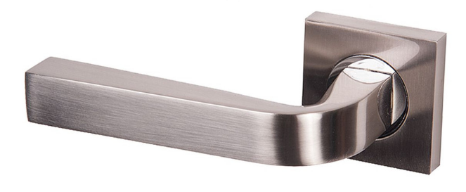 Sylvan Andora Passage Lever Handle set - Latch Included Satin Nickel ...