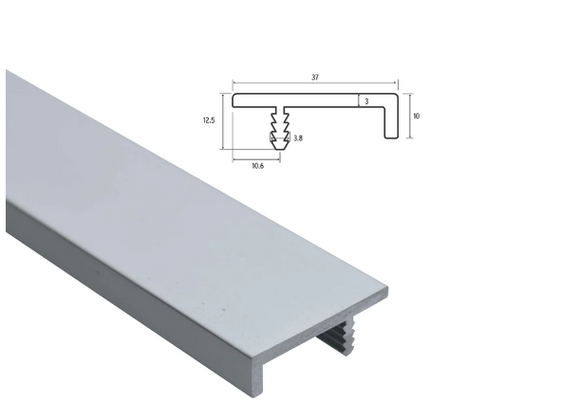 ELITE SACHI TOP MOUNT HANDLE HEIGHT : 10mm x DEPTH : 37mm - MATT CHROM ...