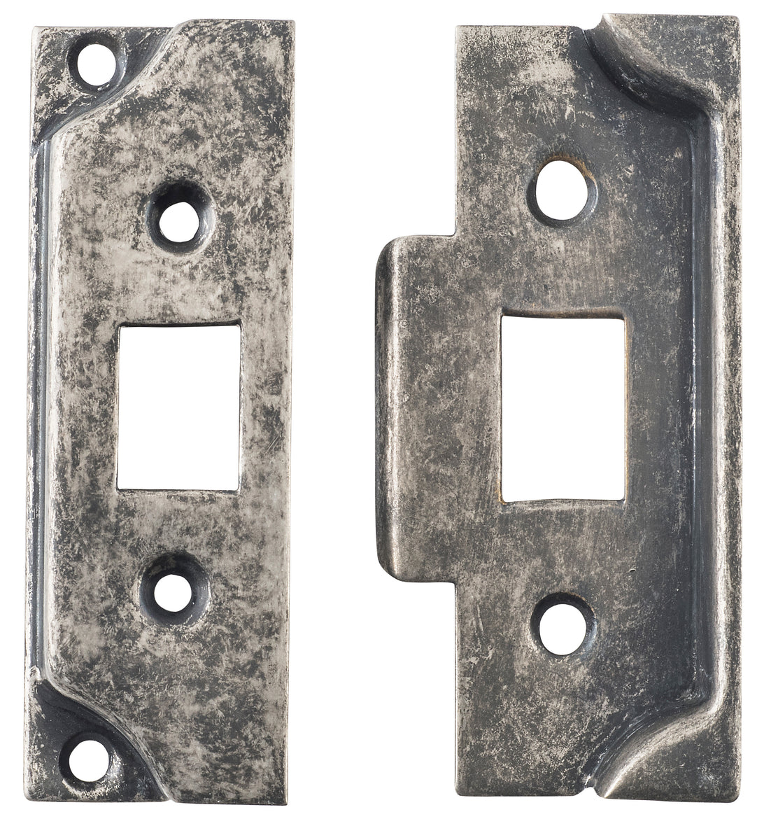 Tube Latch Split Cam Face Plate & Striker Kit Rebated Rumbled Nickel H ...