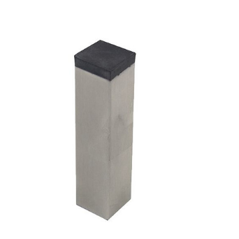 Sylvan Wall Mounted Square Door Stop Stainless steel Finish – Hardware ...