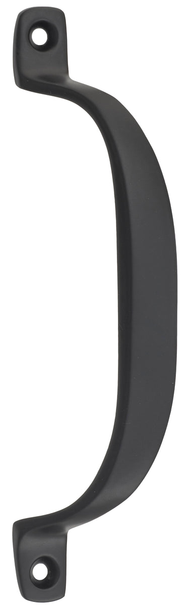 Pull Handle Offset Matt Black H130xP23mm – Hardware & Panel Supplies