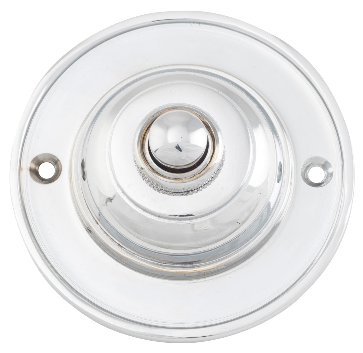 Bell Press Classic Round Chrome Plated D75mm – Hardware & Panel Supplies