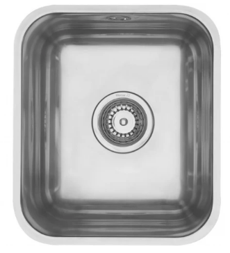 MERCER EC105 PASSATO SINGLE BOWL UNDER MOUNT WITH & WITHOUT OVERFLOW 3 ...