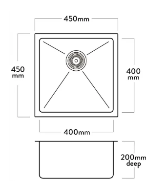 MERCER DV102 ESSEX SINGLE BOWL – Hardware & Panel Supplies