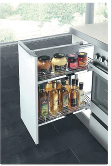 San Stainless Steel Oil Pull Out Right Kitchen Storage Mechanisms ...